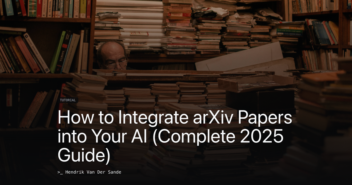 How to Integrate arXiv Papers into Your AI (2025 Guide) | Valyu